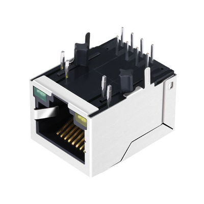 LPJ0012BDNL 10/100Base-T Ethernet RJ45 Jack Satu Port 1500Vrms Isolasi